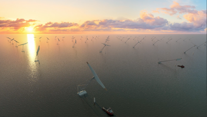 Touchwind's floating windmills cannot be blown over during storms ...